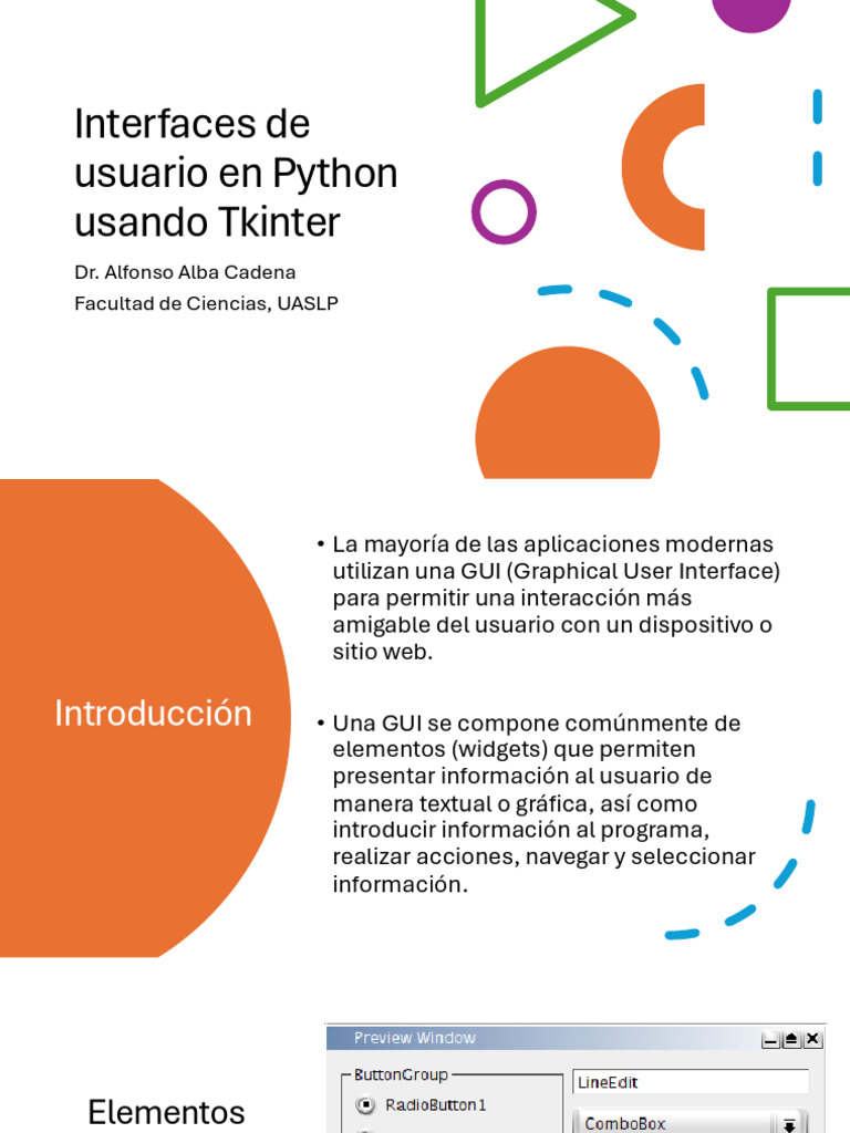 Taller Tkinter | PDF | Interfaces gráficas de usuario | Devolución de llamada (programación de ...