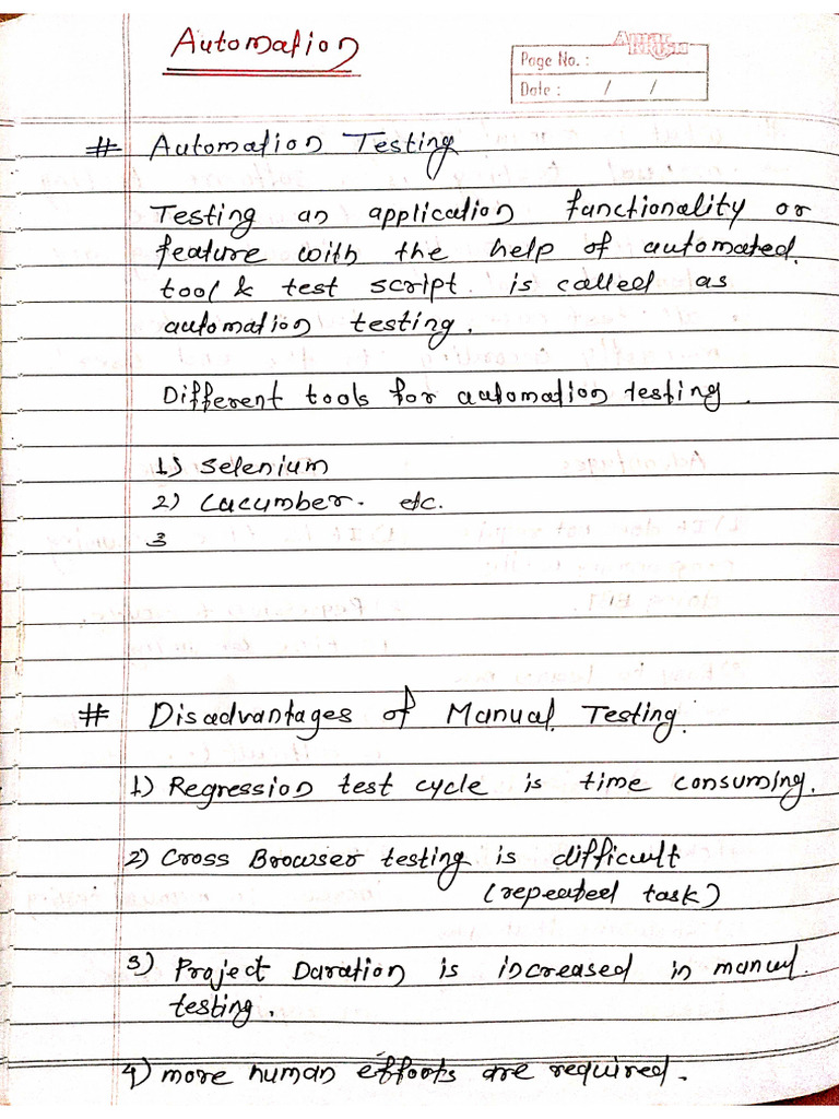 Selenium Automation Notes (1) | PDF