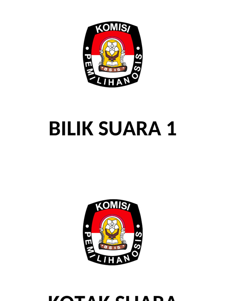 Bilik Suara 1 | PDF