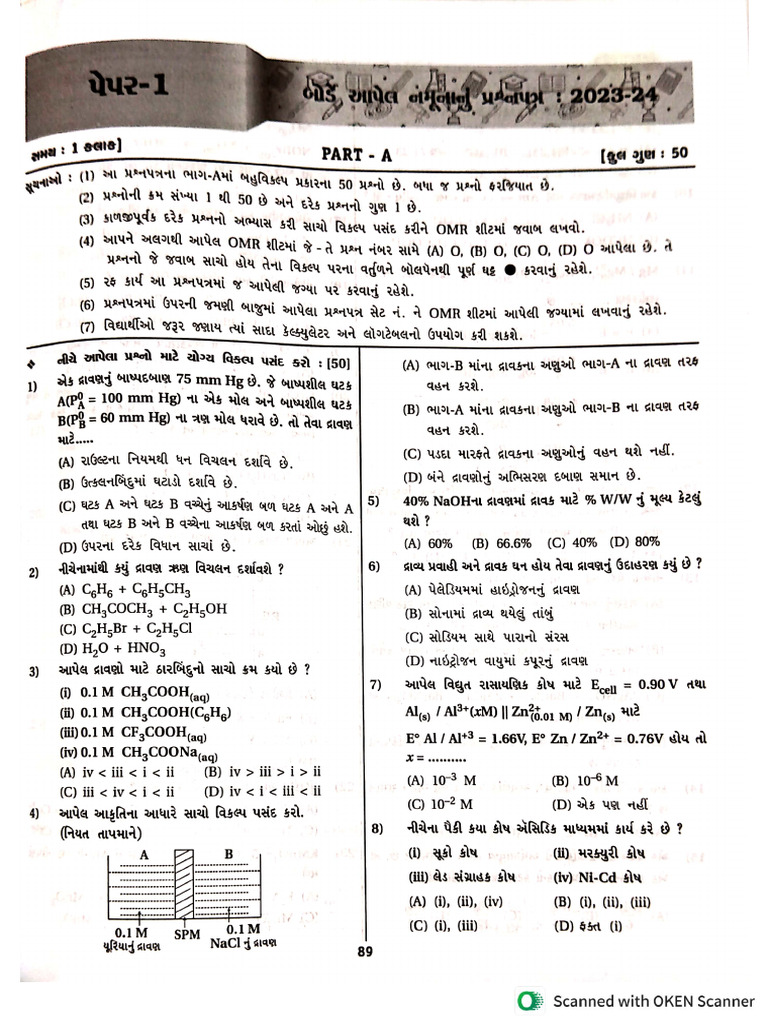 Board Paper 2020-2024 | PDF