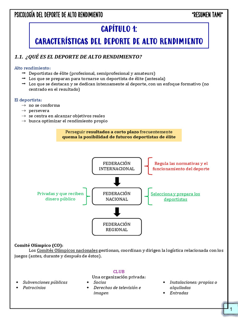 Deporte Alto Rendimiento Completo (TAMI) | PDF | Atención | Sicología