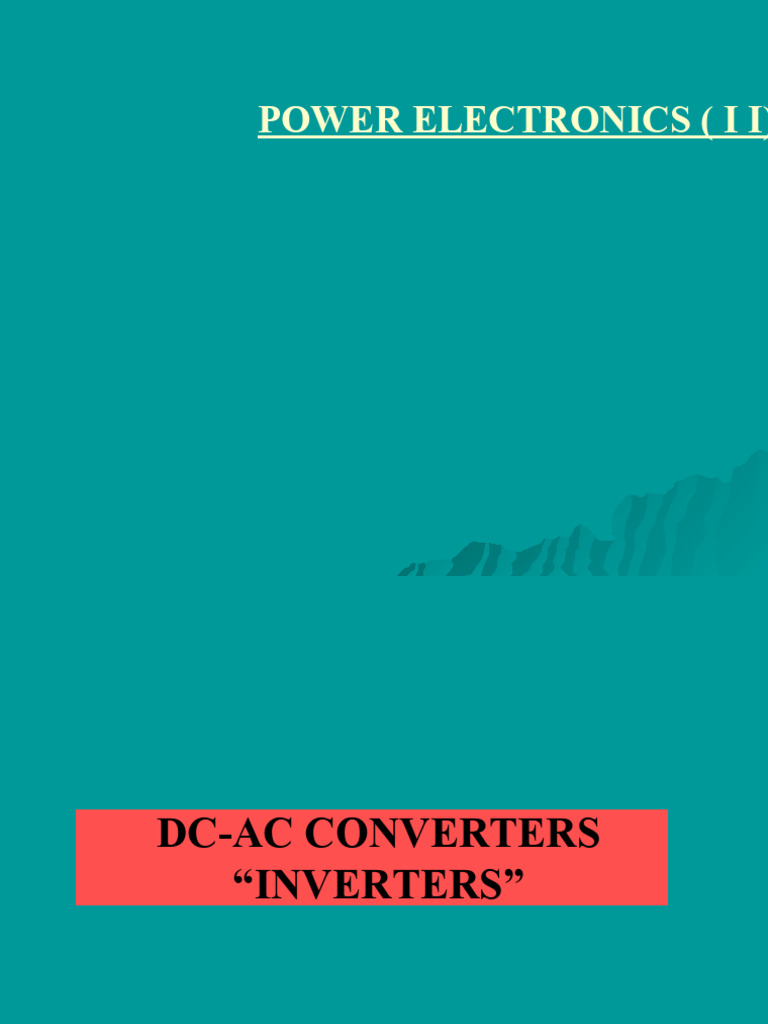inverter | PDF | Power Inverter | Electrical Engineering