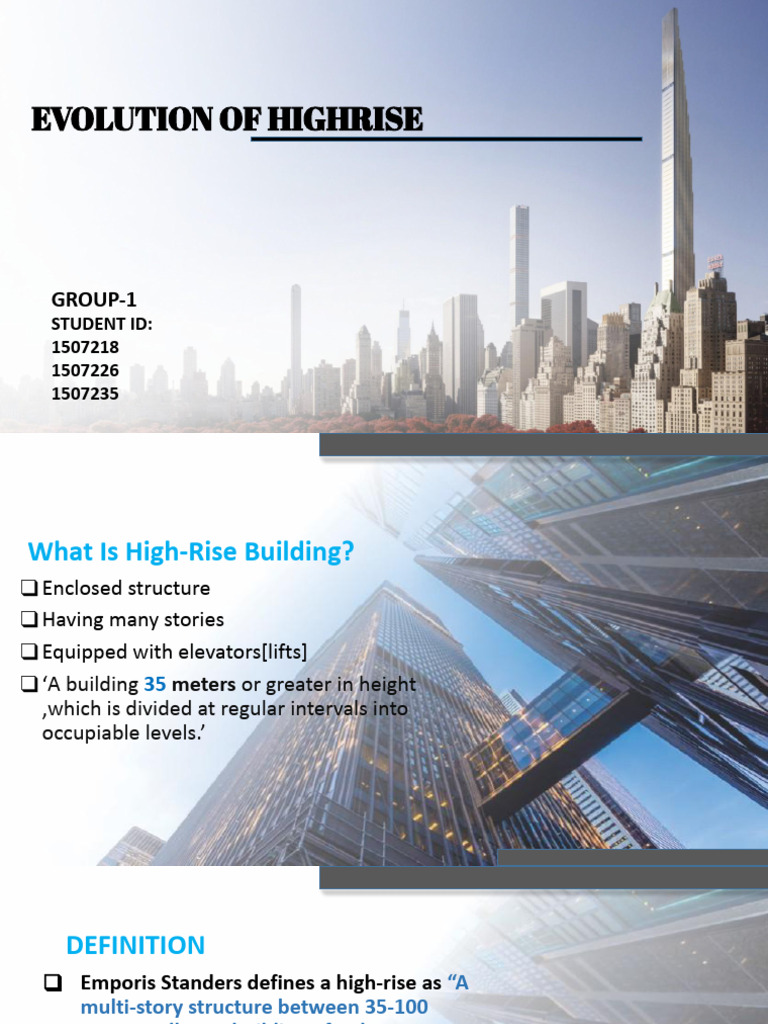 High-Rise Building Evolution Explained | PDF | Architectural Design ...