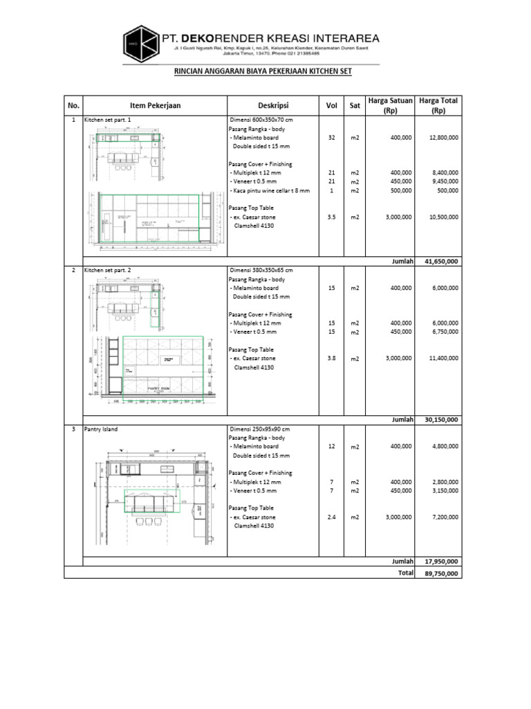 RAB Kitchen Set fin. Veneer_02112019 | PDF