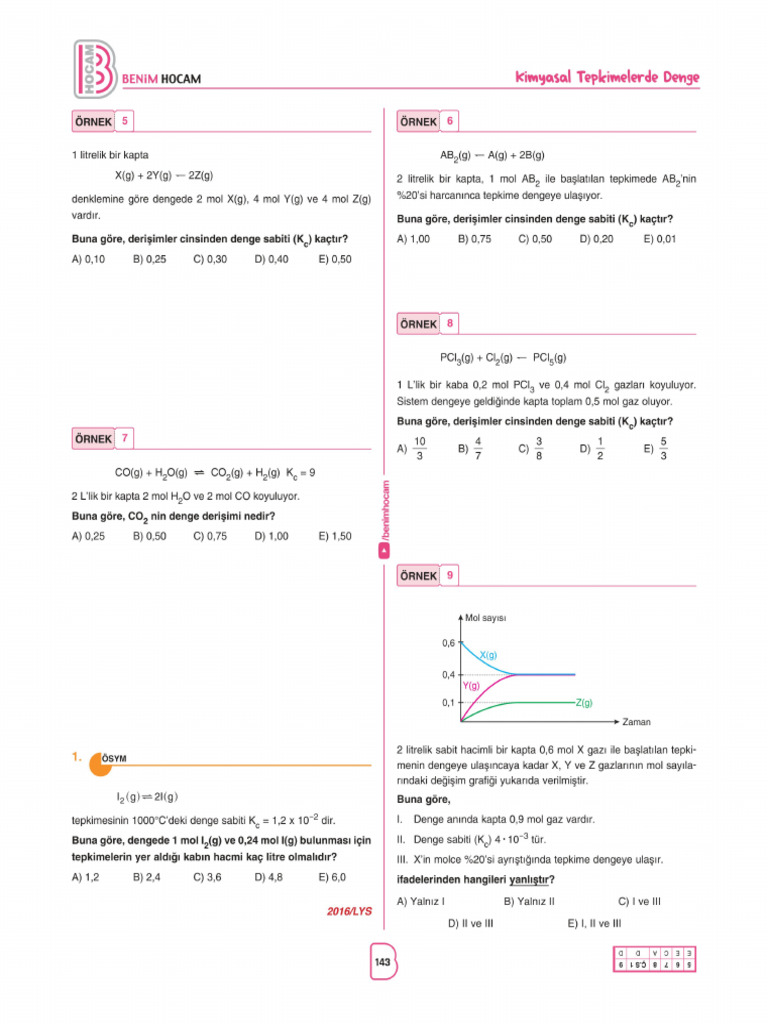 (Ayrılmış) @tgdenemeleriv2 2025 BENİM HOCAM AYT KİMYA VDK - 143 | PDF