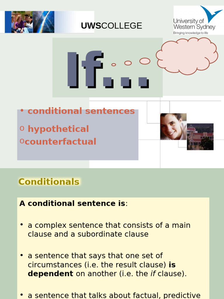 4 Conditionals | PDF | Linguistics | Grammar