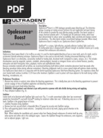 Opalescence Boost Whitening PDF | PDF | Clinical Medicine | Dentistry ...