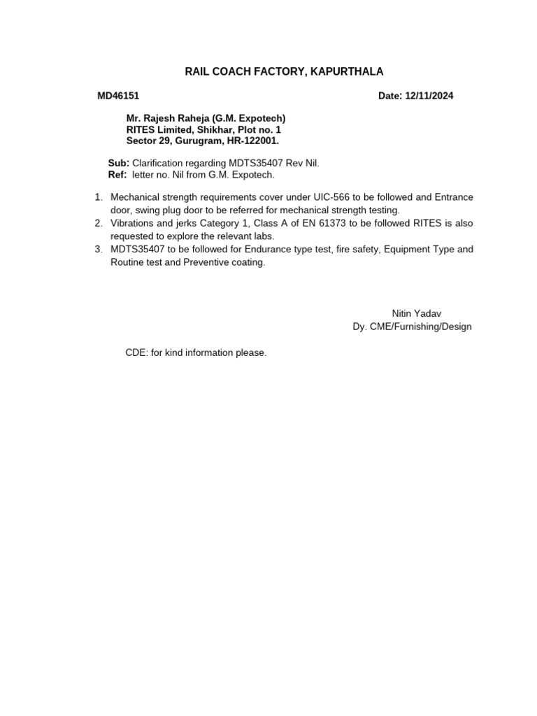 Bangladesh Mdts Clarification 12112024 | PDF