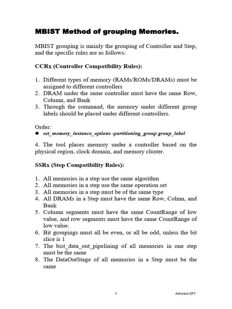 Memory Grouping Rules 1737370869 | PDF | Computer Memory | Dynamic ...