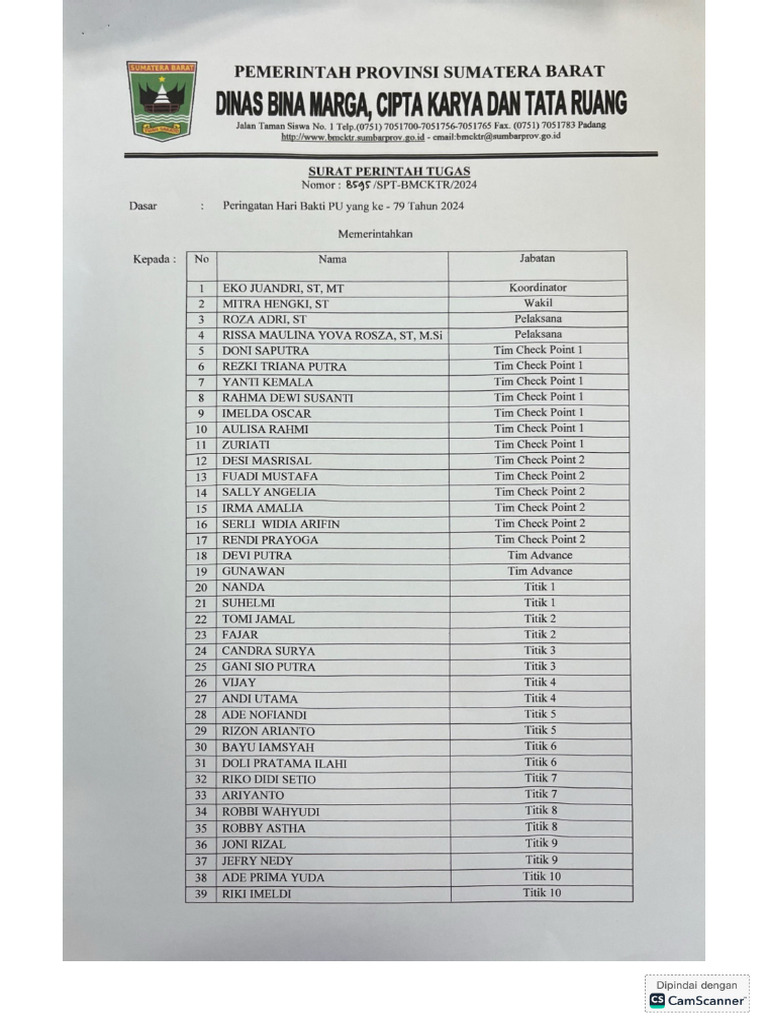 SPT Panitia Sepeda Santai | PDF