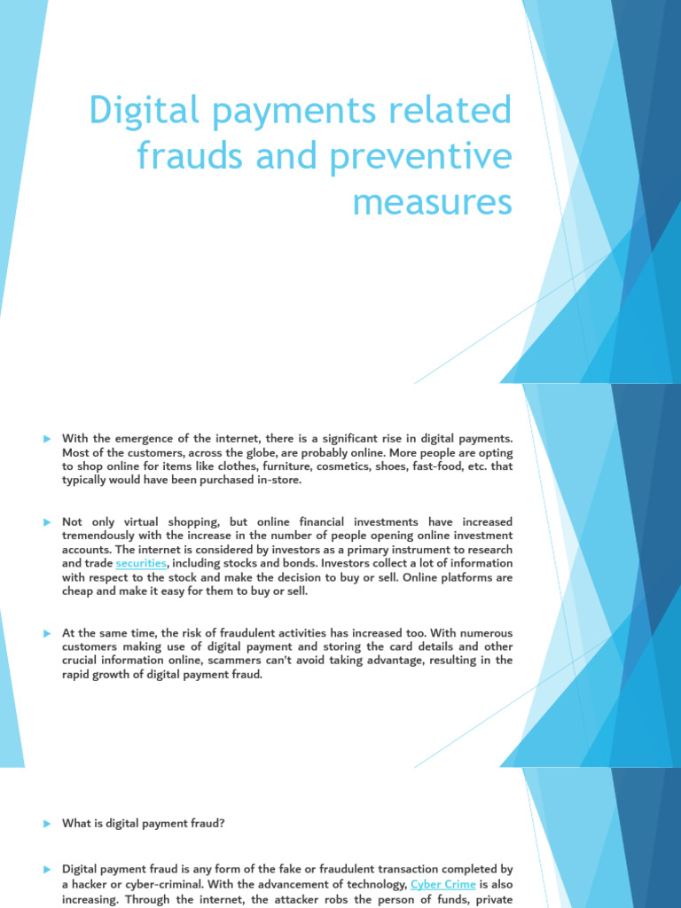 Digital Payments Related Common Frauds & Preventive Measures | PDF | Phishing | Identity Theft