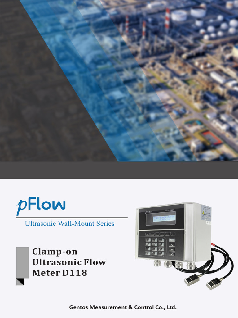 D118 Flowmeter brochure Gentos 2 | PDF | Flow Measurement | Electrical Engineering