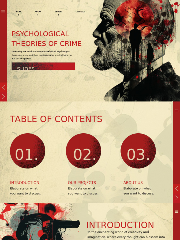 Psychological Theories of Crime Slides | PDF | Imagination | Crimes