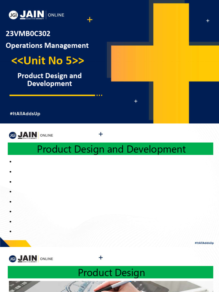 05 - Product Design and Development | PDF | Logistics | New Product ...