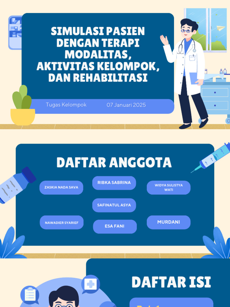 Terapi Modalitas dan Rehabilitasi Psikiatri | PDF