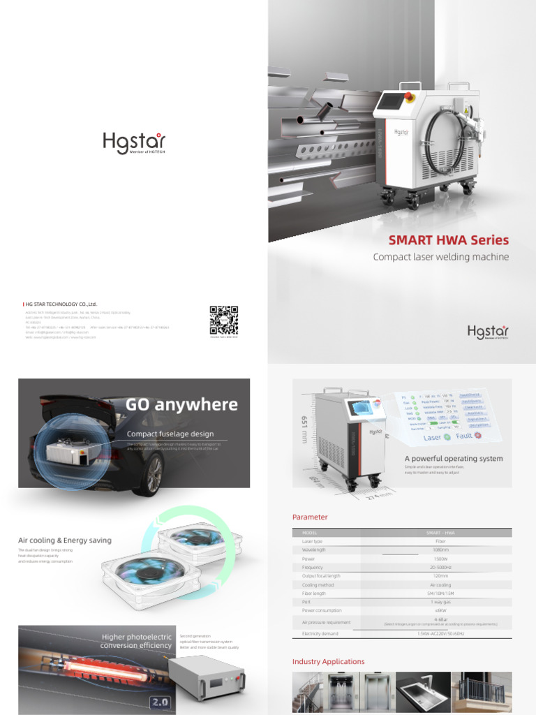 Catalogue of Smart HWA Series High-End Air Cooling Type Handed Fiber ...