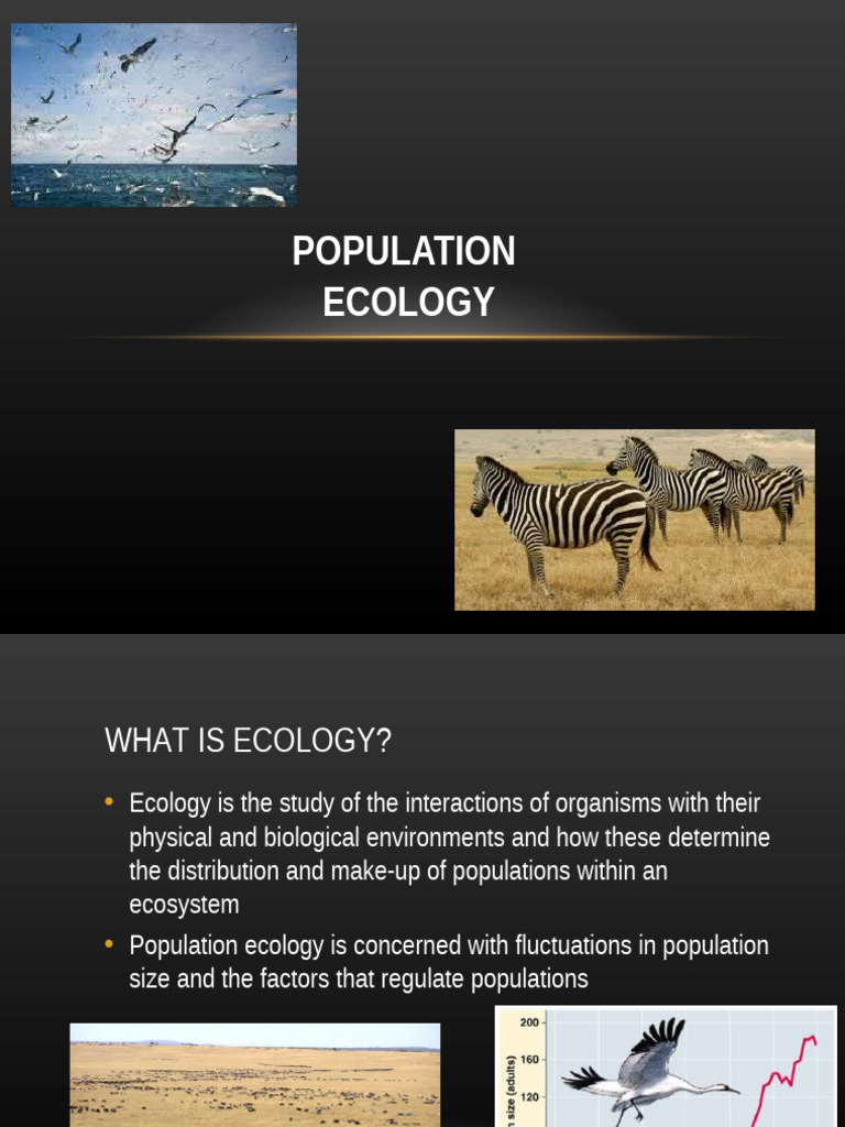 1 Population Ecology Intro | PDF | Population | Ecology