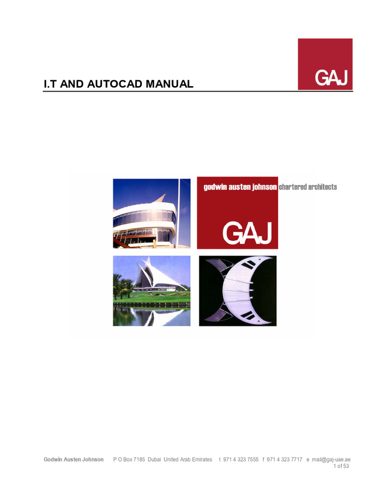 IT and AutoCAD User Manual | PDF | Computer File | Backup