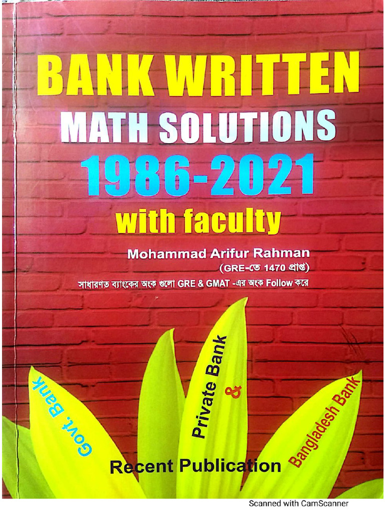 Bank Written Math Dec 2020 | PDF