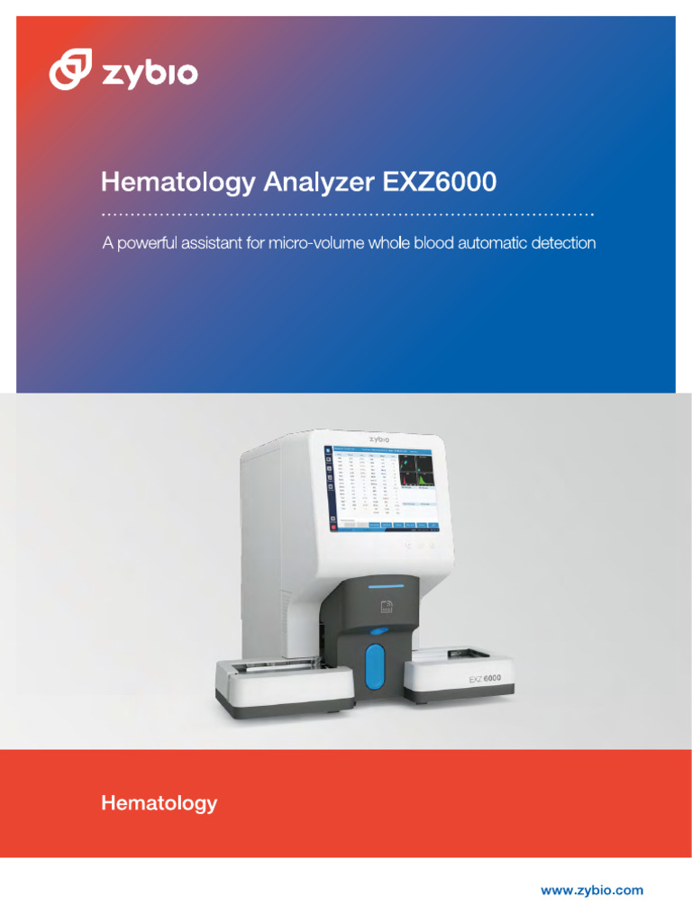 Zybio Brochure EXZ6000 EN | PDF