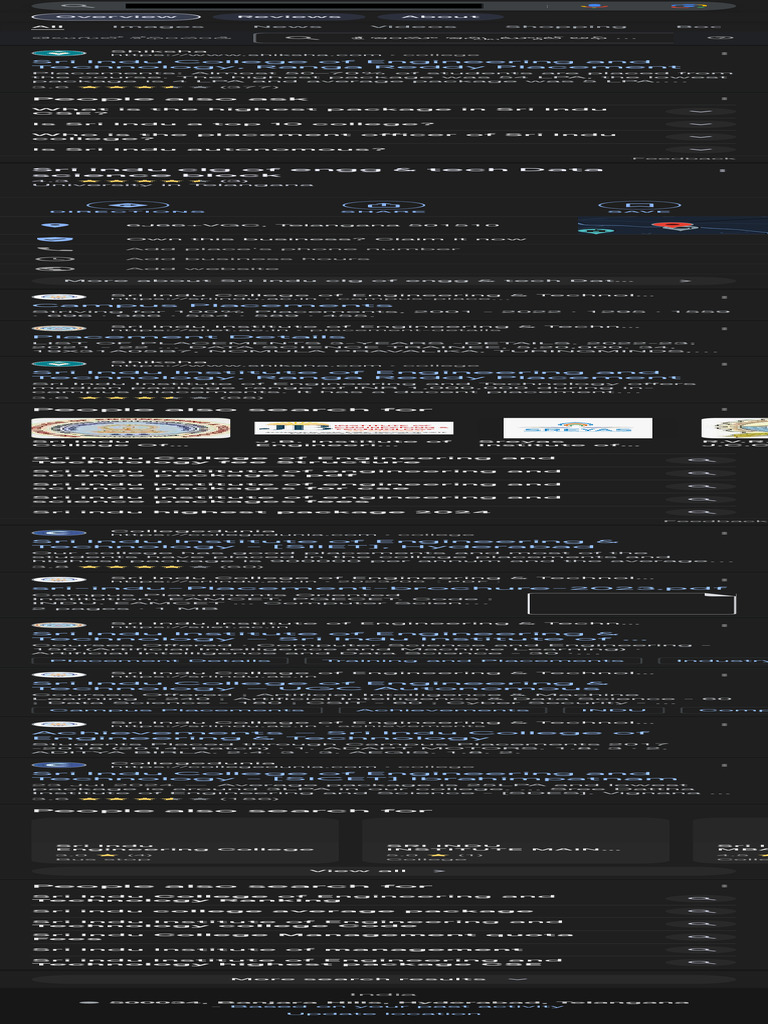 Sri Indu Institute of Engineering and Science Packages - Google Search | PDF | Science | Computing