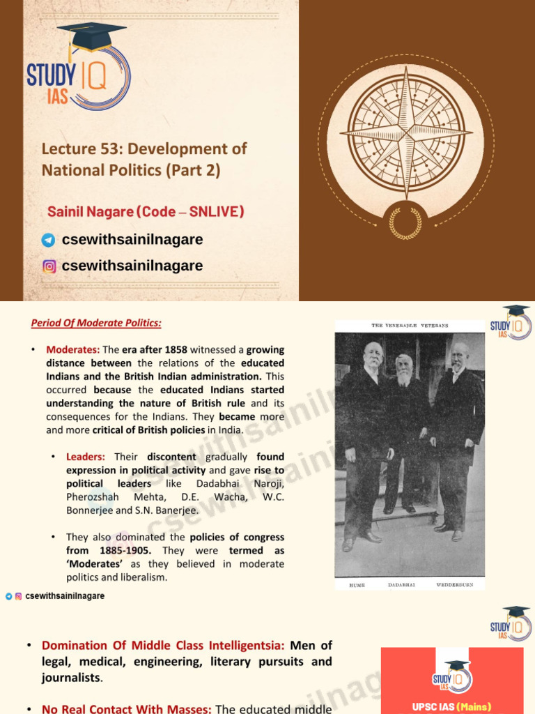 Lecture 53 - Modern India OSS | PDF