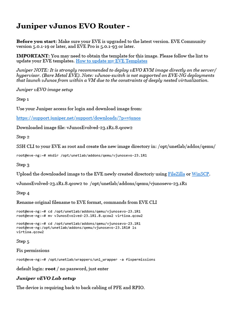 Juniper vJunos EVO Router - | PDF
