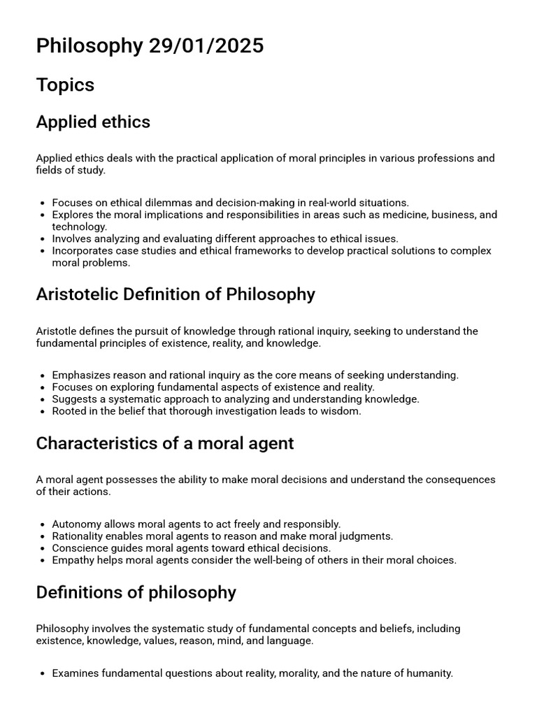 Understanding Applied Ethics and Morality | PDF | Morality | Reason