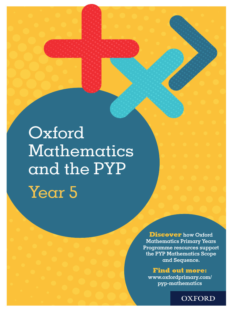 Oxford Mathematics PYP Year 5 Guide | PDF | Area | Measurement