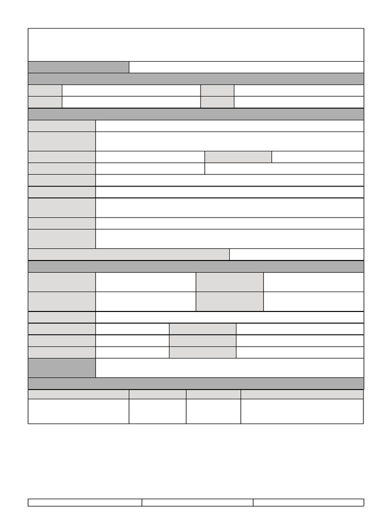Application Summary Form | PDF
