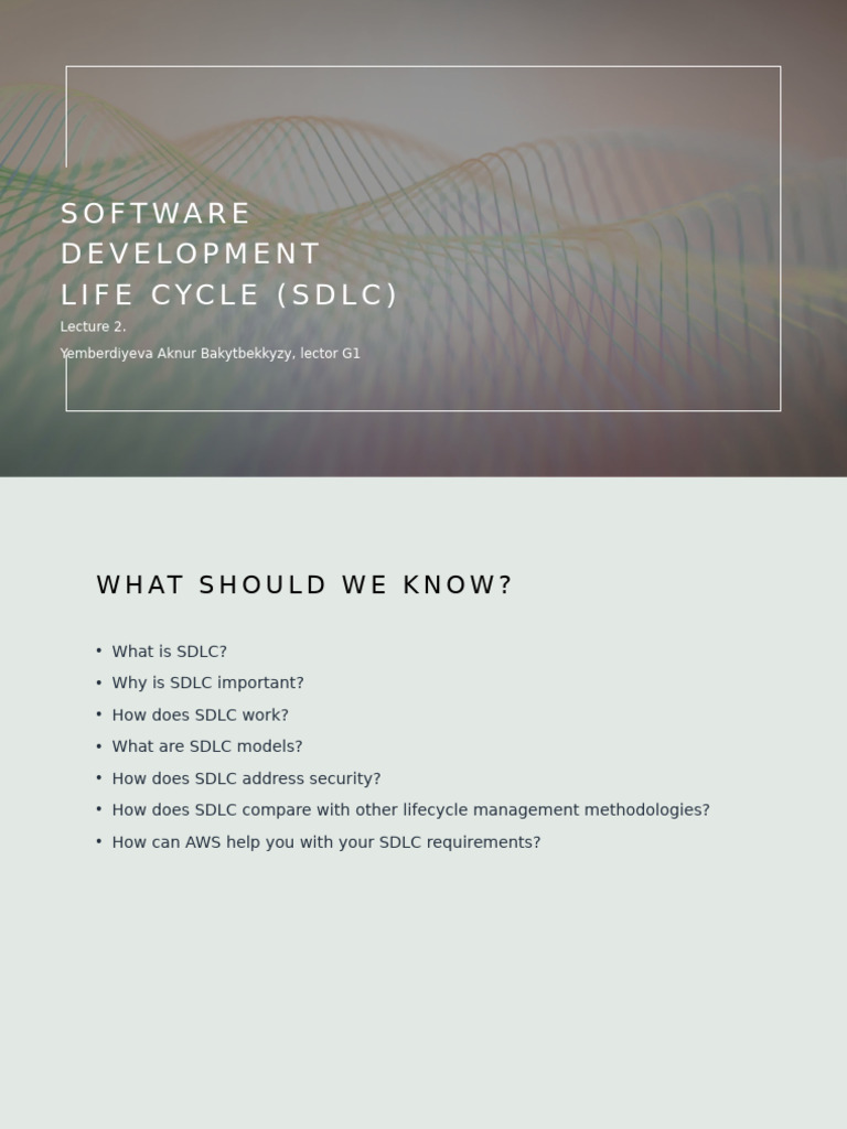 Lecture2 SA | PDF | Software Development Process | Information Technology Management