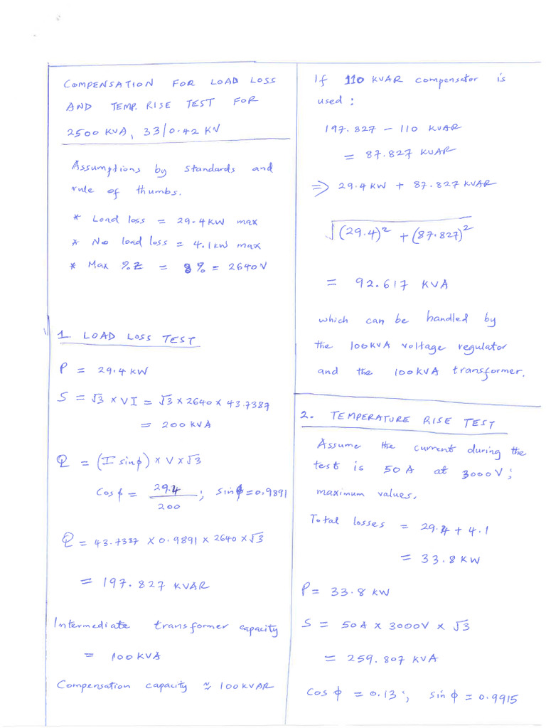 Compensation For TX Tests | PDF