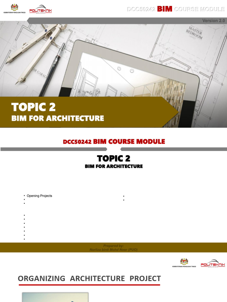 BIM for Architecture Course Module | PDF | Stairs | 3 D Computer Graphics