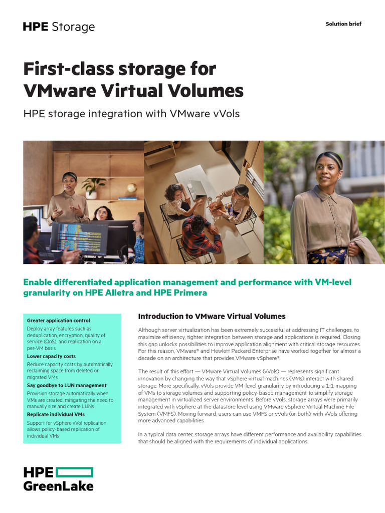 First-class Storage for VMware Virtual Volumes-4aa5-5380enw | PDF ...