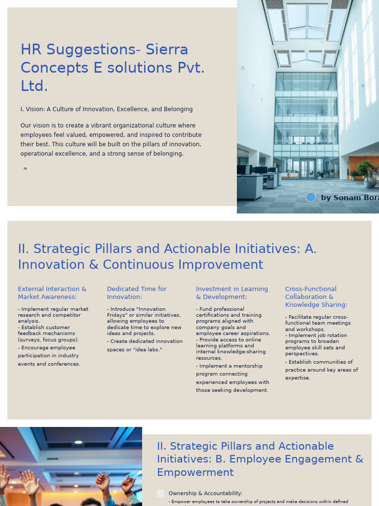 HR Suggestions Sierra Concepts E Solutions PVT LTD | PDF | Employee ...