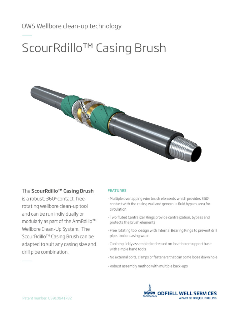ScourRdillo Casing Brush NY | PDF | Borehole | Mechanical Engineering