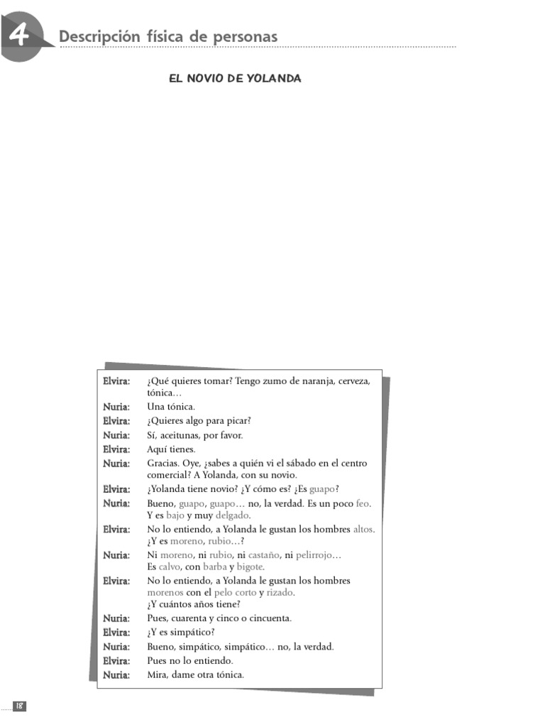 descripciones fisicas y personalidad | PDF | Cabello rojo | Belleza