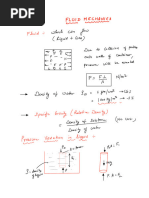 Mechanical Properties of Fluids CLASS XI NOTES | PDF