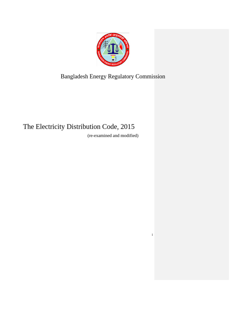 Distribution Code 2015 | PDF | Electric Power Distribution | High Voltage