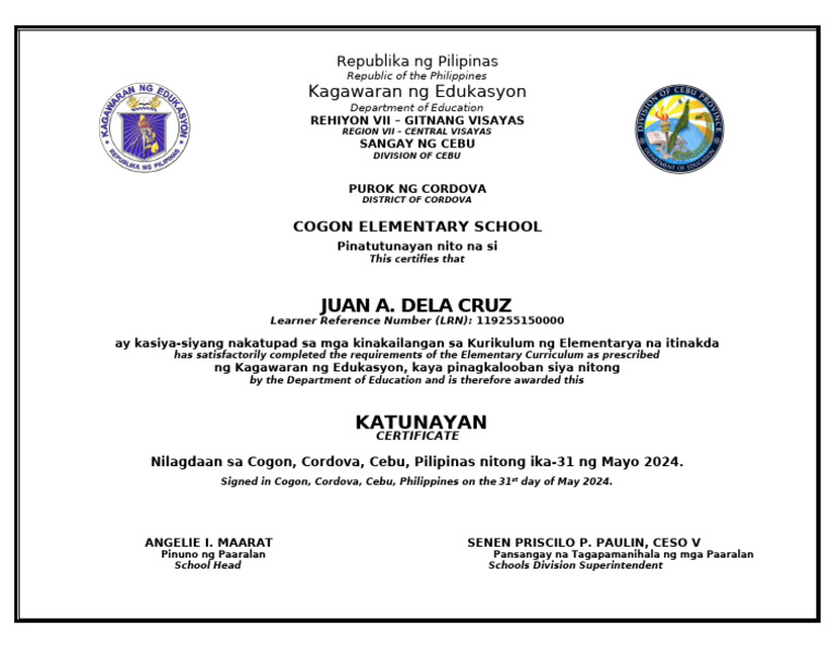 ELEMENTARY-DIPLOMA-For-Schools-with-TIC-HT-Caretakere | PDF