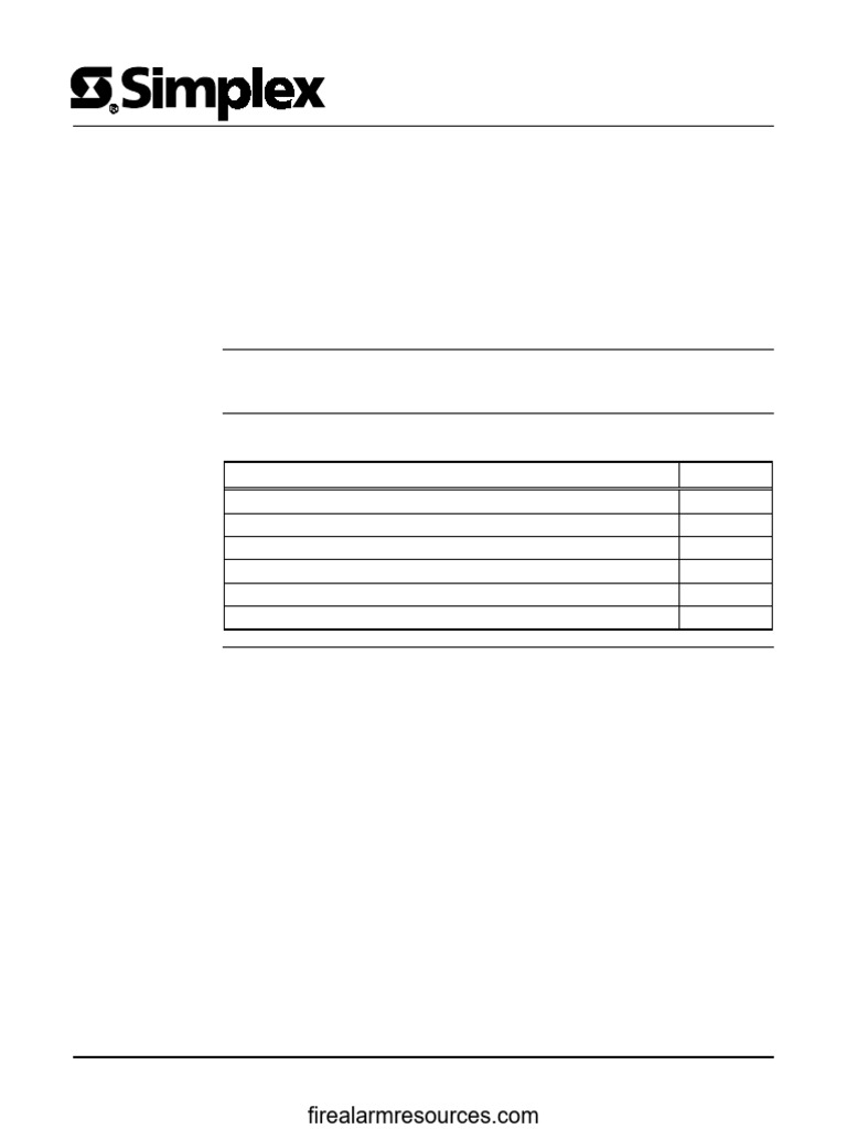 Simplex 4100u Idnet Card Installation Instructions 5867140293 | PDF ...