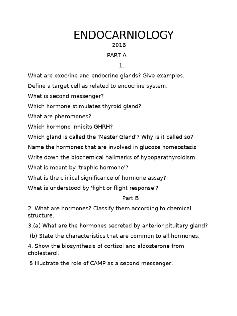 Endocrinology | PDF | Hormone | Endocrine System