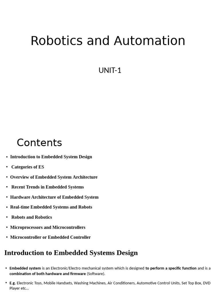 R and A UNIT-1 30-01-2023 | PDF | Embedded System | Central Processing Unit