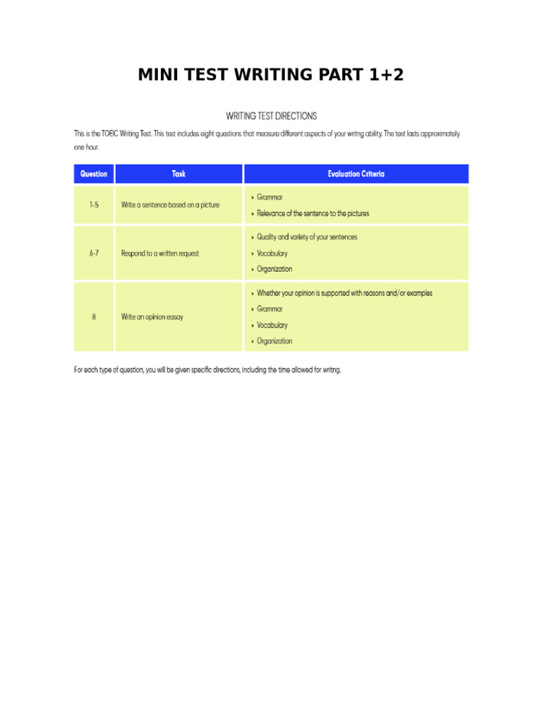 Huy MINI-TEST-WRITING-PART-1-2 | PDF