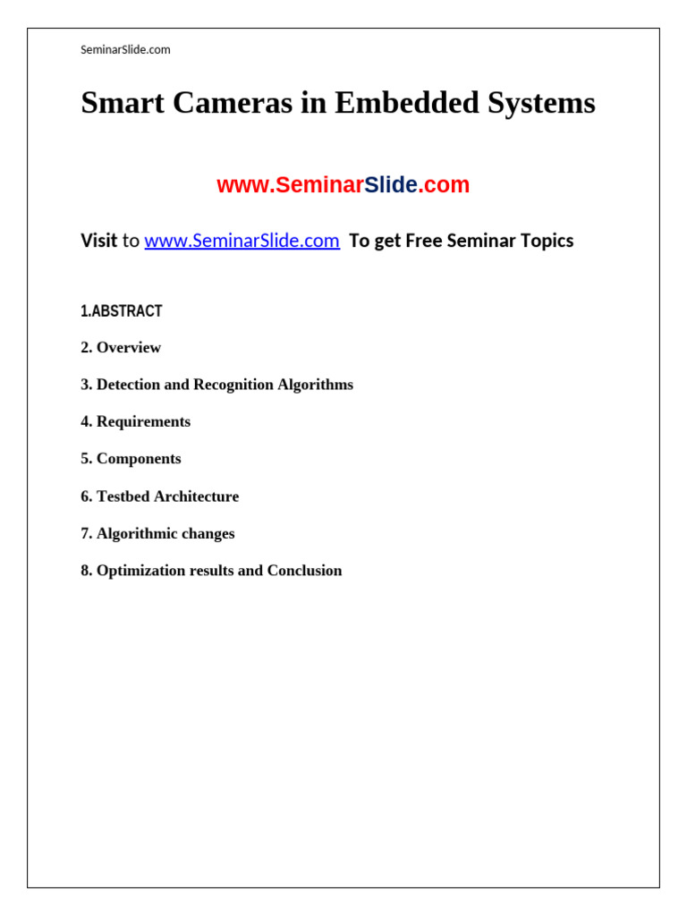 Smart Cameras for Tech Enthusiasts | PDF | Central Processing Unit | Computing