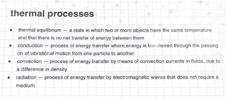 Thermal Precesses Def | PDF