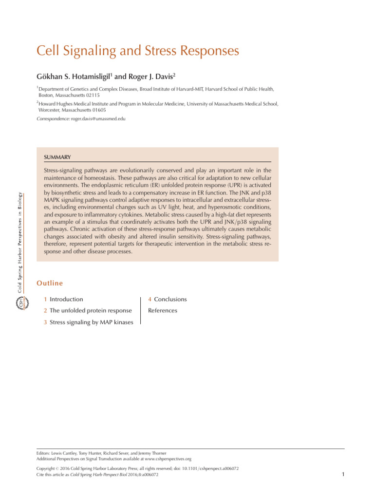 Cold Spring Harb Perspect Biol-2016-Hotamisligil-a006072 | PDF ...