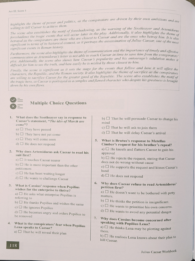 Julius Caesar Act 3 | PDF
