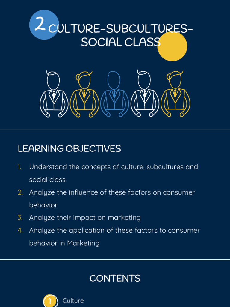 L2 - Culture - Subcultures - Social Class | PDF | Marketing | Behavior