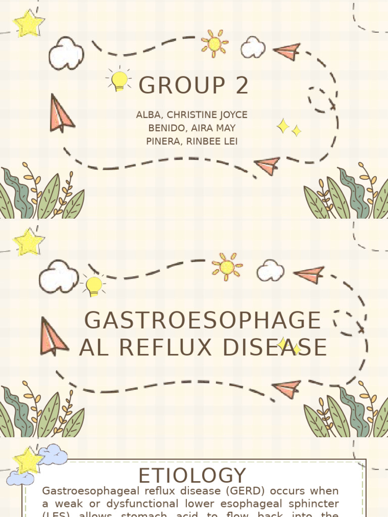 GERD: Pathophysiology and Management | PDF | Gastroesophageal Reflux ...